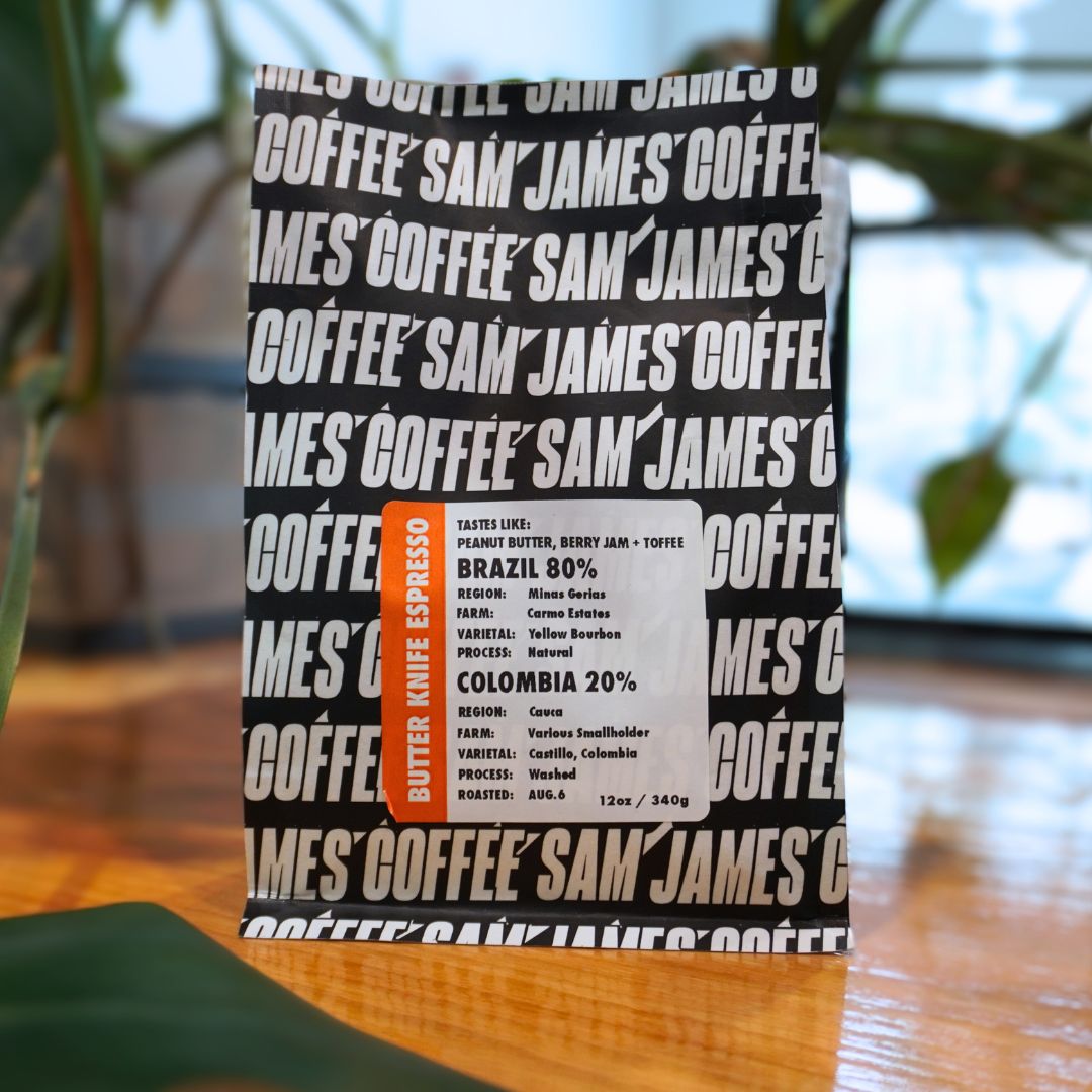 Sam James Coffee Bar Butter Knife Espresso Coffee Beans — Coffee Addicts