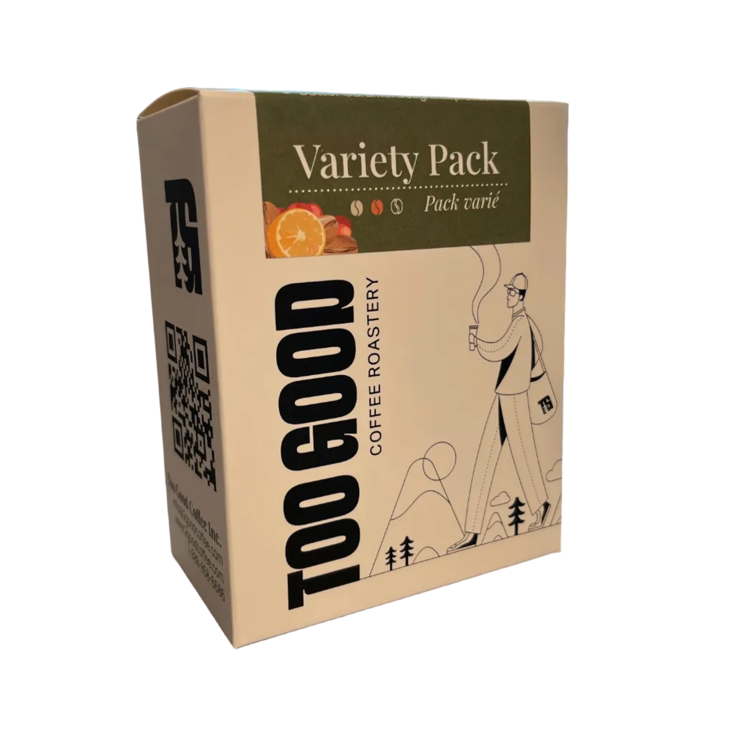 Too Good - Drip Coffee Box - 5-Piece Variety Pack – Coffee Addicts